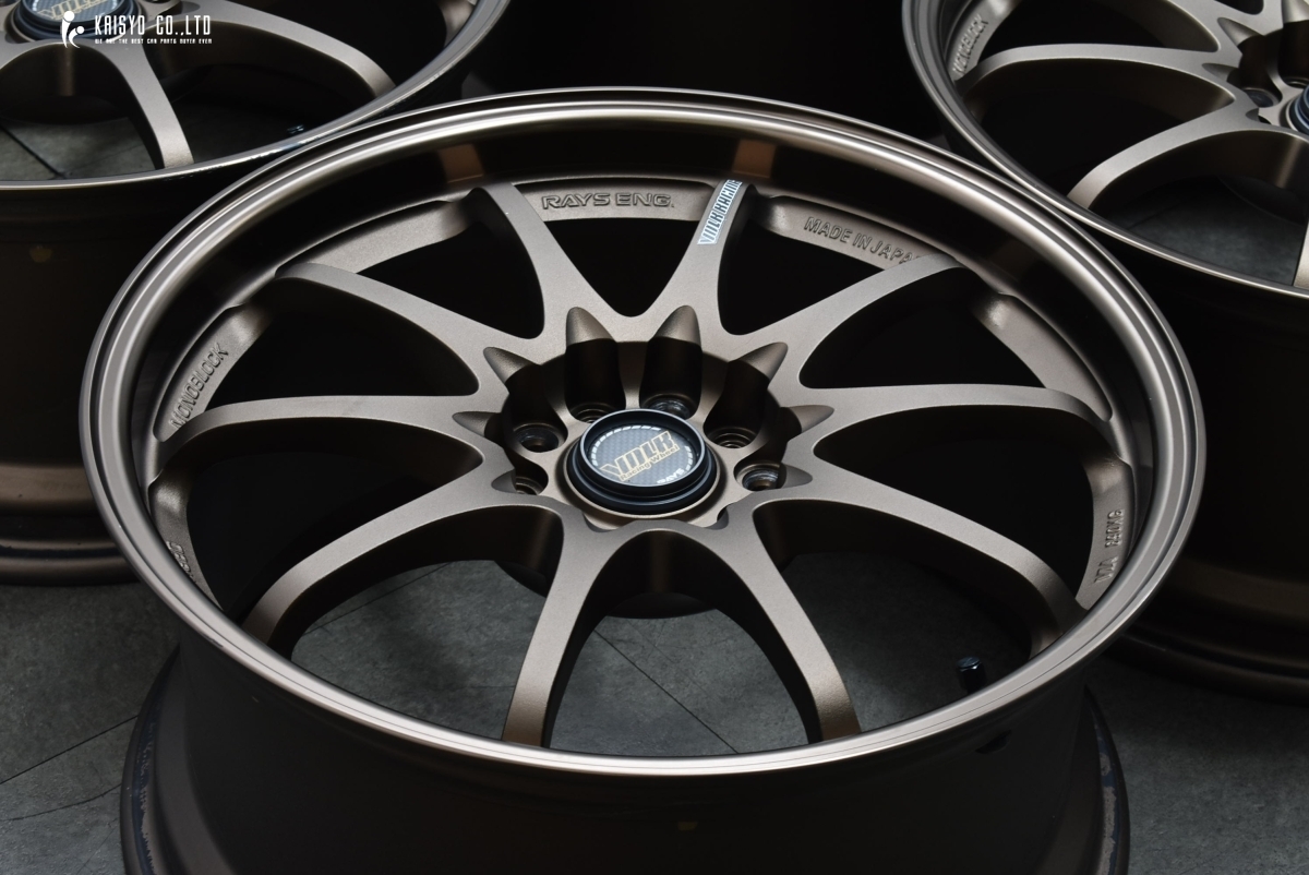 鍛造 RAYS ボルクレーシング CE28N 18in 9J+50 PCD114.3 4本 GVB GVF VAG VBH WRX STI ...