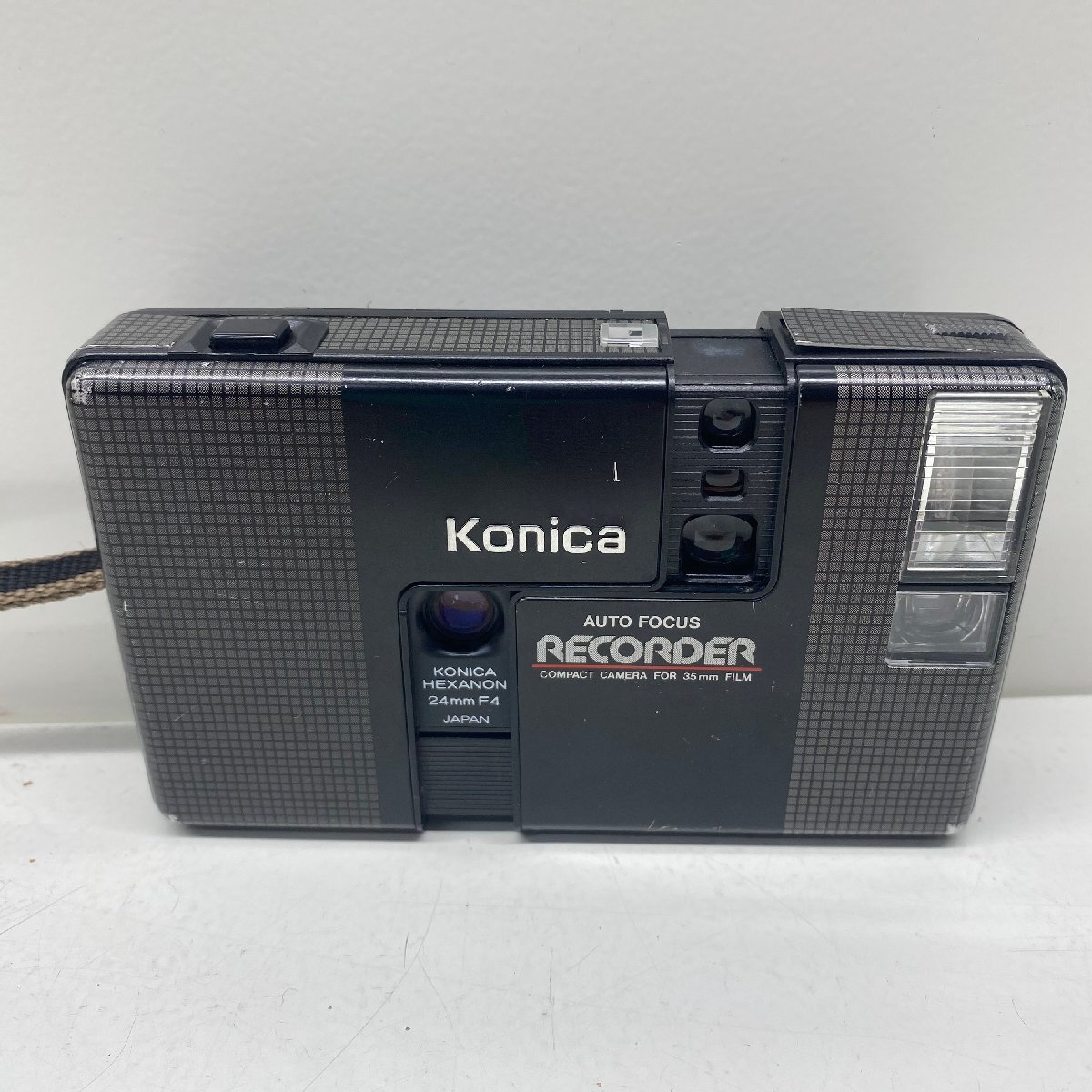 B コニカ Konica AUTO FOCUS RECORDER COMPACT CAMERA FOR 35mm FILM HEXANON ...