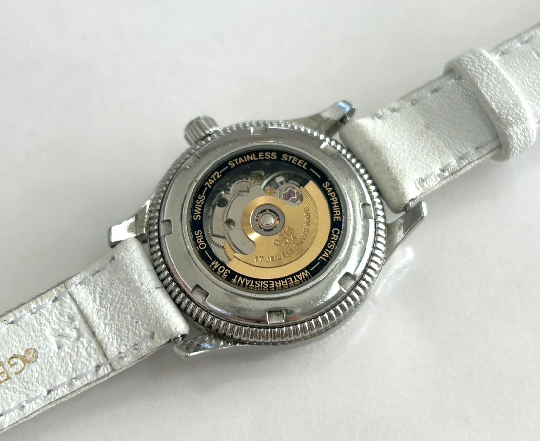 B1 100円 ORIS/オリス 7472 ポインターデイト レディース 自動巻き(オリス)｜売買されたオークション情報、yahooの商品情報 ...