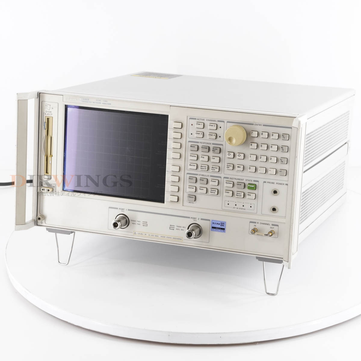 DW 8日保証 12/2023CAL 8753ES Agilent S-PARAMETER NETWORK ANALYZER OPT 075 ...