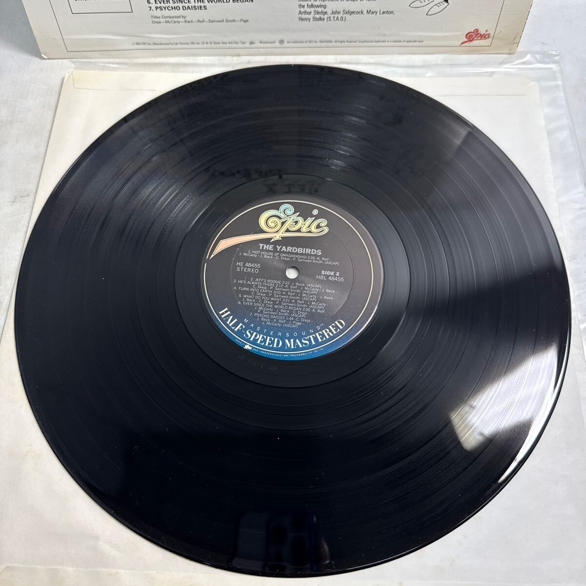 K204-009 お宝級 HALF-SPEED MASTERED THE YARDBIRDS ザ ヤードバーズ HAL48455 Roger the Engineer LP レコード 再生未 ...