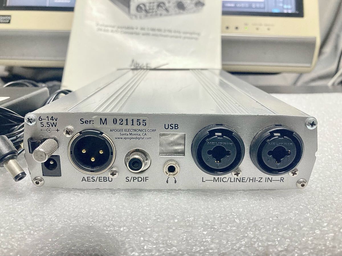 Apogee アポジー Mini Me : マイクプリ/ADコンバーター; rme antelope audio lavry ...