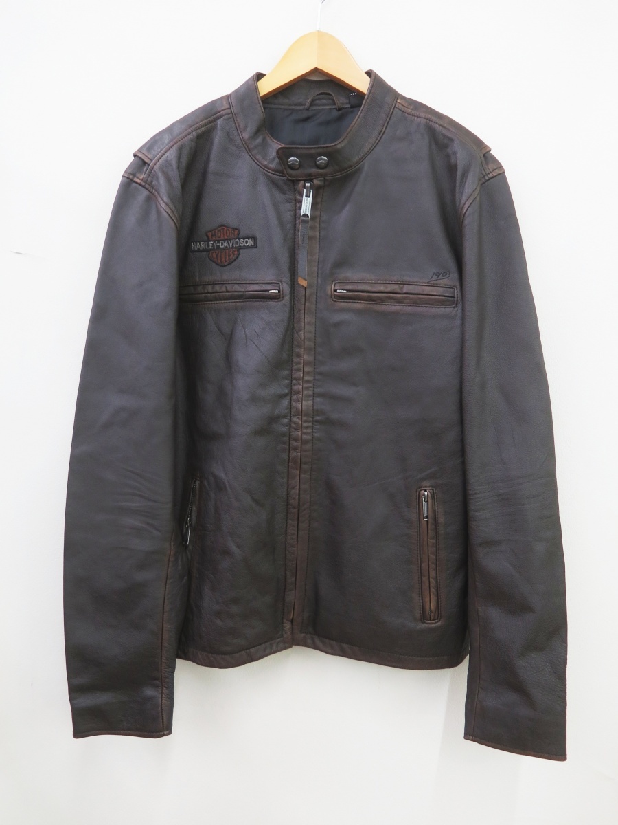 HARLEY DAVIDSON ハーレーダビッドソン 97015-20VM カウハイド レザージャケット M(Mサイズ)｜売買された ...