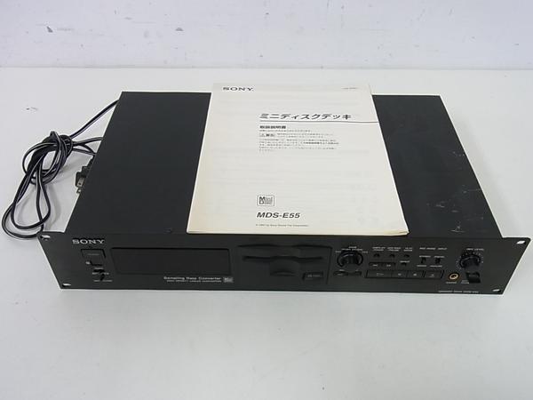 SONY/ソニー MDデッキ MDS-E55 機材 取説付 P45203(マルチトラックレコーダー)｜売買されたオークション情報、yahooの ...