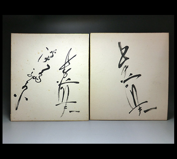 緑屋 俳優 長谷川一夫/淡島千景 直筆サイン色紙2枚 itz 2m(サイン)｜売買されたオークション情報、yahooの商品情報をアーカイブ公開 - オークファン（aucfan.com）