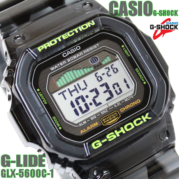1円 カシオ G-SHOCK G-LIDE 腕時計 GLX-5600C-1 ブラック(G-LIDE)｜売買されたオークション情報、yahooの ...