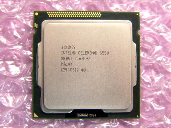 ジャンク CPU Intel Celeron G550 2.60GHz SR061 1155 #717411(Celeron)｜売買されたオークション情報、yahooの商品情報をアーカイブ公開 ...
