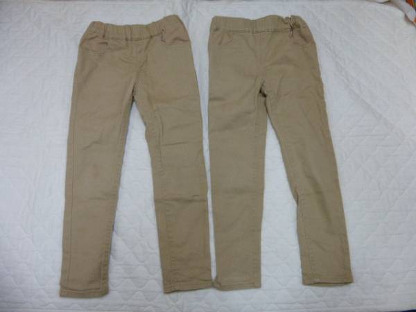 M 100cm位 GlobalWorkベージュチノパン 女児双子用2枚組(100（95～104cm）)｜売買されたオークション情報、yahooの商品情報をアーカイブ公開 - オークファン ...