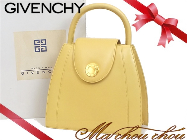 GIVENCHY ジバンシイ ロゴ金具ハンドバッグ レザー ベージュ(女性用)｜売買されたオークション情報、yahooの商品情報をアーカイブ公開 - オークファン（aucfan.com）