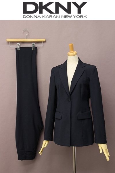 美シルエット DKNY/ダナキャラン パンツスーツ 2 紺(パンツスーツ)｜売買されたオークション情報、yahooの商品情報をアーカイブ公開 - オークファン（aucfan.com）