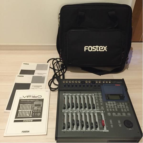 超 一度のみ使用 FOSTEX VF160 80GB CDR搭載 専用ケース付(マルチトラックレコーダー)｜売買されたオークション情報 ...