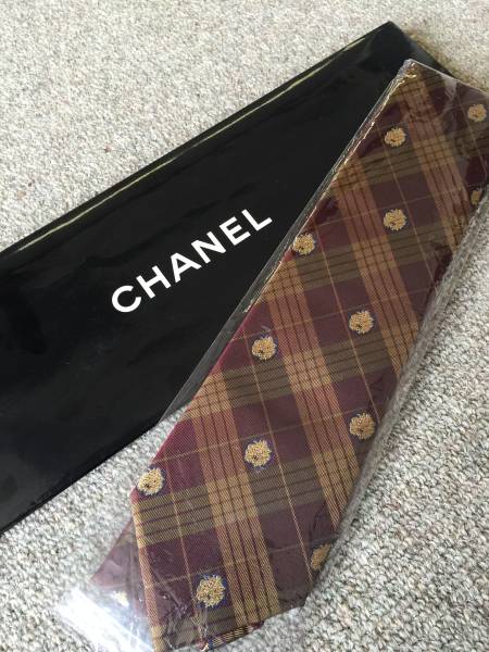 2016-T009 CHANEL シャネル ネクタイ(その他)｜売買されたオークション情報、yahooの商品情報をアーカイブ公開 ...