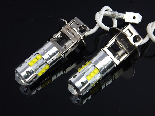 12V24V兼用 Cree&EPISTAR 80W H3 LEDバルブ 白ホワイト 2個set(フォグライト（24V専用）)｜売買された ...