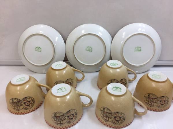 M：FUJI SEITOコーヒカップ＆ソーサ レトロ アンティーク 骨董(雑貨)｜売買されたオークション情報、yahooの商品情報をアーカイブ ...