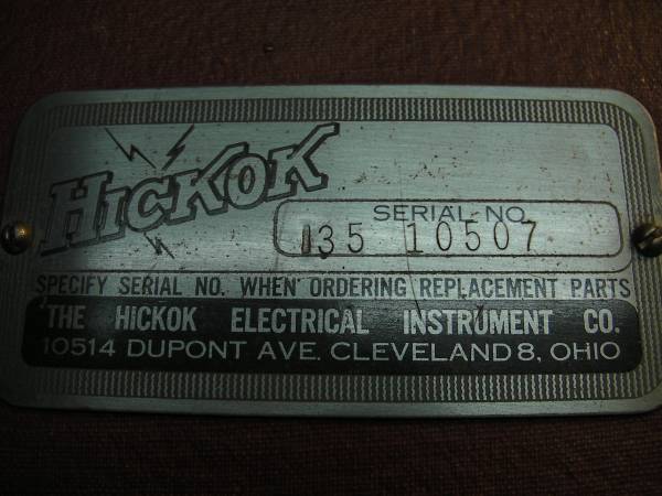 HICKOK 600A TUBE TESTER 真空管試験機(アマチュア無線)｜売買されたオークション情報、yahooの商品情報をアーカイブ ...