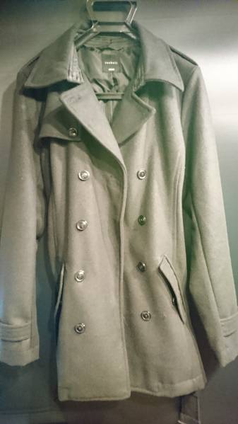 roshell ロシェル ウールメルトンダブルトレンチコート 黒/M(Mサイズ)｜売買されたオークション情報、yahooの商品情報をアーカイブ ...