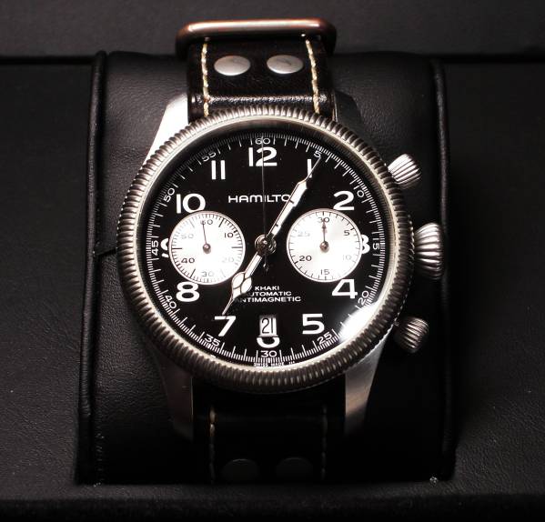 100円 ハミルトン カーキ コンサベーション オート クロノグラフ 自動巻 H60416533(カーキ)｜売買されたオークション情報 ...