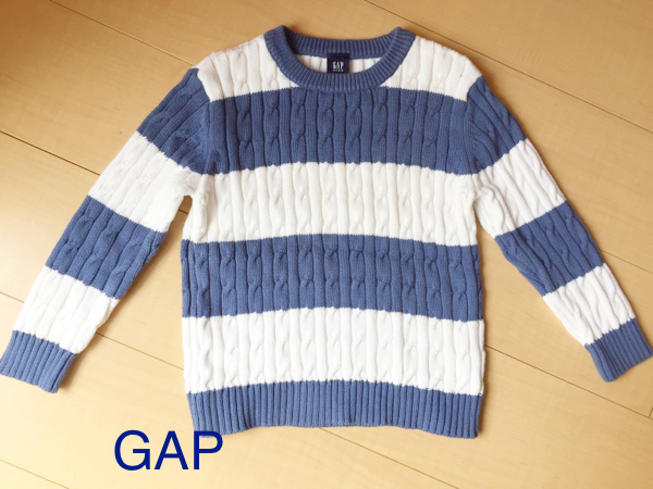 GAP ボーダー ニット 100 110 男女兼用 トレーナー(トレーナー)｜売買されたオークション情報、yahooの商品情報をアーカイブ公開 - オークファン（aucfan.com）