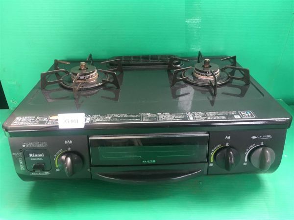 G911 Rinnai ガステーブル KGD56BL LP プロパンガス(ガステーブル、コンロ)｜売買されたオークション情報、yahooの商品 ...
