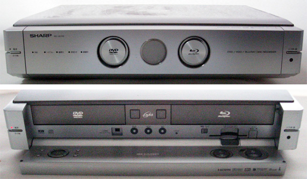 SHARPシャープ HDD一体型BD/DVDレコーダー BD-HD100 ジャンク品(シャープ)｜売買されたオークション情報、yahooの商品情報をアーカイブ公開 - オークファン ...