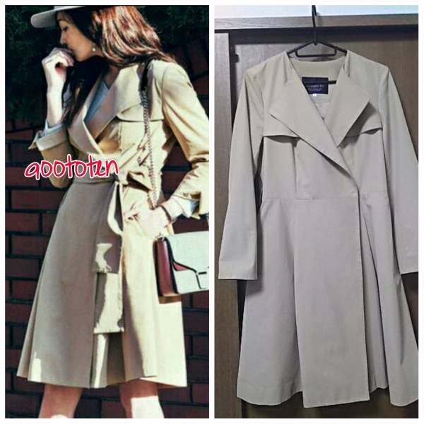 ジャスグリッティーJUSGLITTYトレンチコート(ジャスグリッティー)｜売買されたオークション情報、yahooの商品情報をアーカイブ公開 - オークファン（aucfan.com）