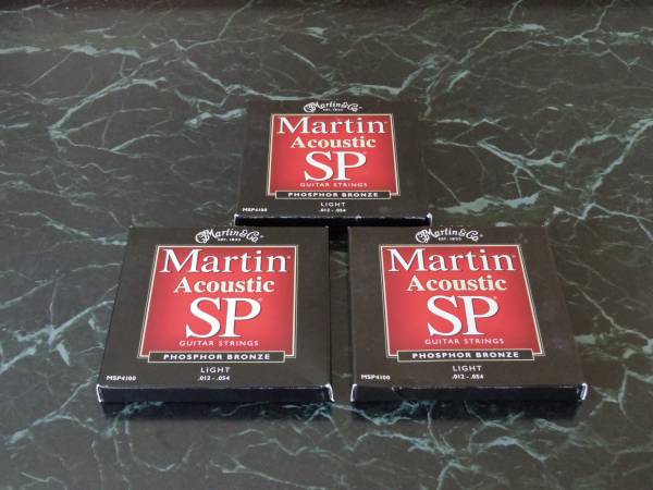 MARTIN マーティン MSP4100 3セット ライトゲージ 012-054 アコースティックギター(マーティン)｜売買されたオークション ...