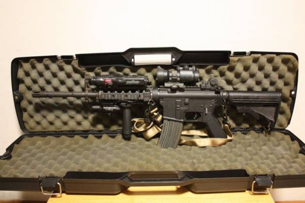 彫刻風 ハードガンケース FIELD LOCKER 検 M4 M4A1 SR-16 M733 M933 XM177 S-SYSTEM CRW ...