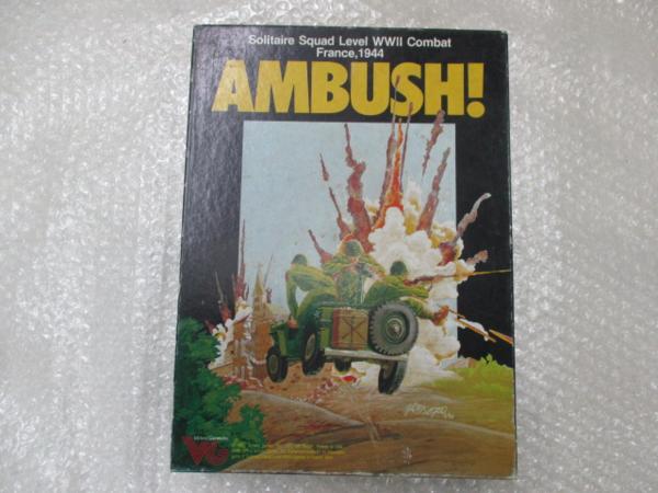 Victory Games lnc AMBUSH Solitaire Squad Level WWII Combat Game France ...