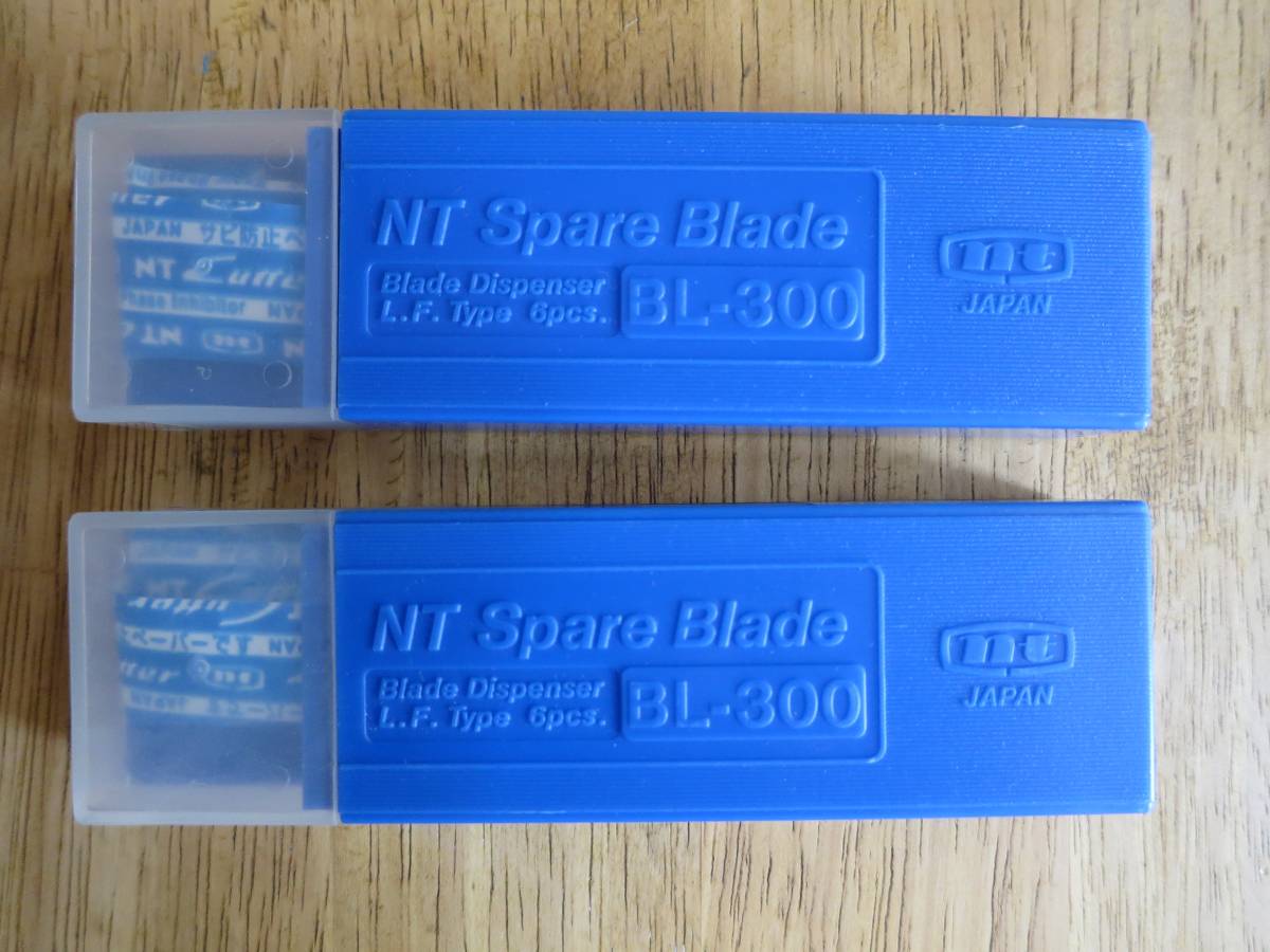 文具店 昭和レトロ NT Spare Blade BL－300 替刃 NTカッター LFタイプ 6枚 2個組み(カッターナイフ)｜売買された ...