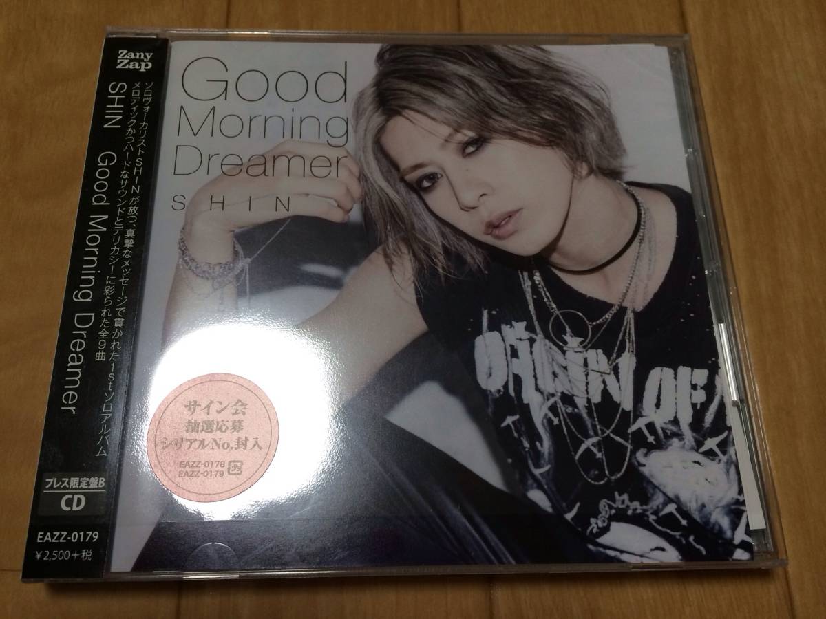 SHIN Good Morning Dreamer プレス限定盤B CD+PHOTO BOOKLET サイン会シリアルNo封入 VIVID ...