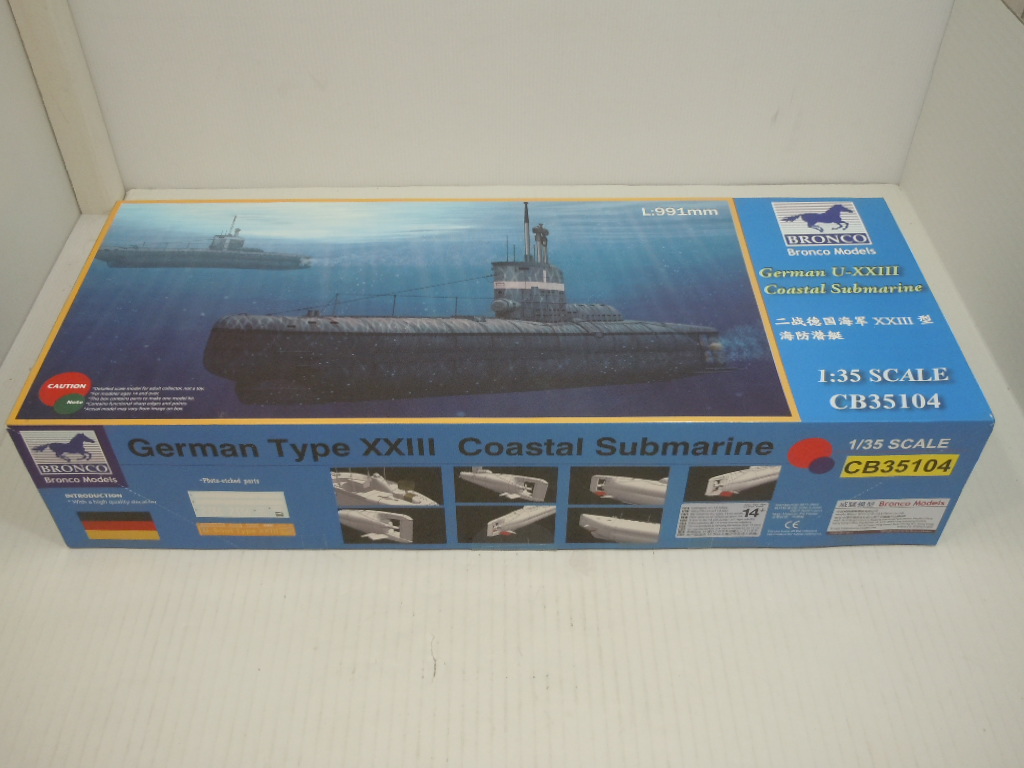 072K10026 ブロンコモデル 1/35 Uボート XXIII型沿岸用潜水艦 CB35104 未組立品(その他)｜売買されたオークション ...
