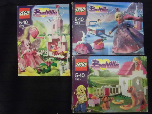 LEGO レゴ 5-10 BELVILLE ベルビル FAIRYTALES 7579 妖精 猫＆7580＆7583 3点セット(その他)｜売買 ...