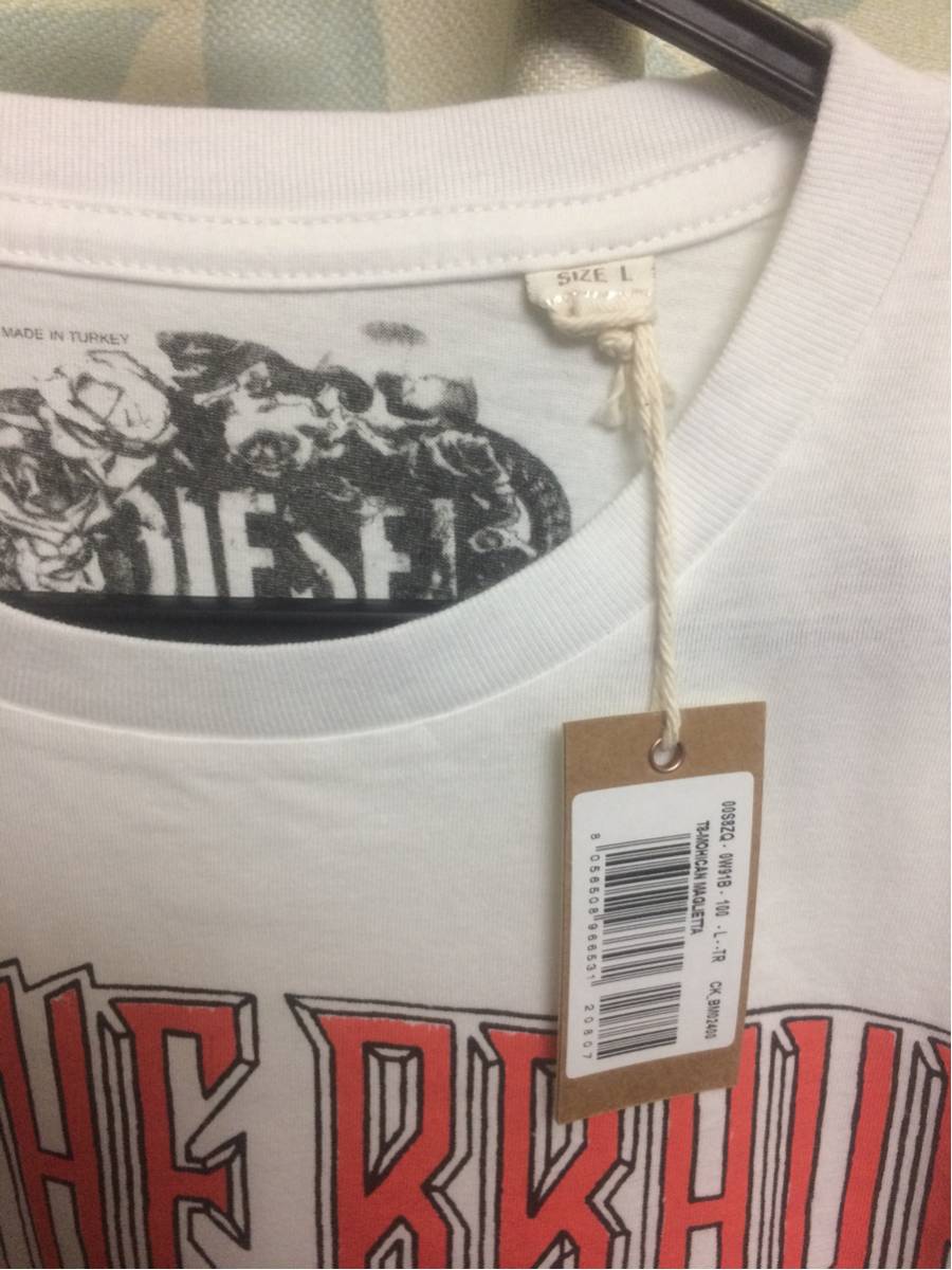 ディーゼル Tシャツ L ホワイト DIESEL MOHICAN(Lサイズ)｜売買されたオークション情報、yahooの商品情報をアーカイブ公開 ...