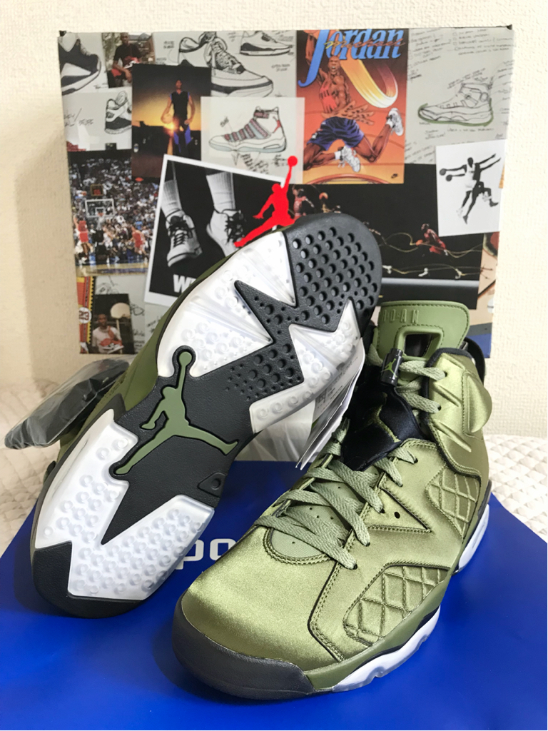 即納 30cm レシート付き NIKE AIR JORDAN 6 RETRO PINNACLE ピナクル PALM GREEN パーム ...