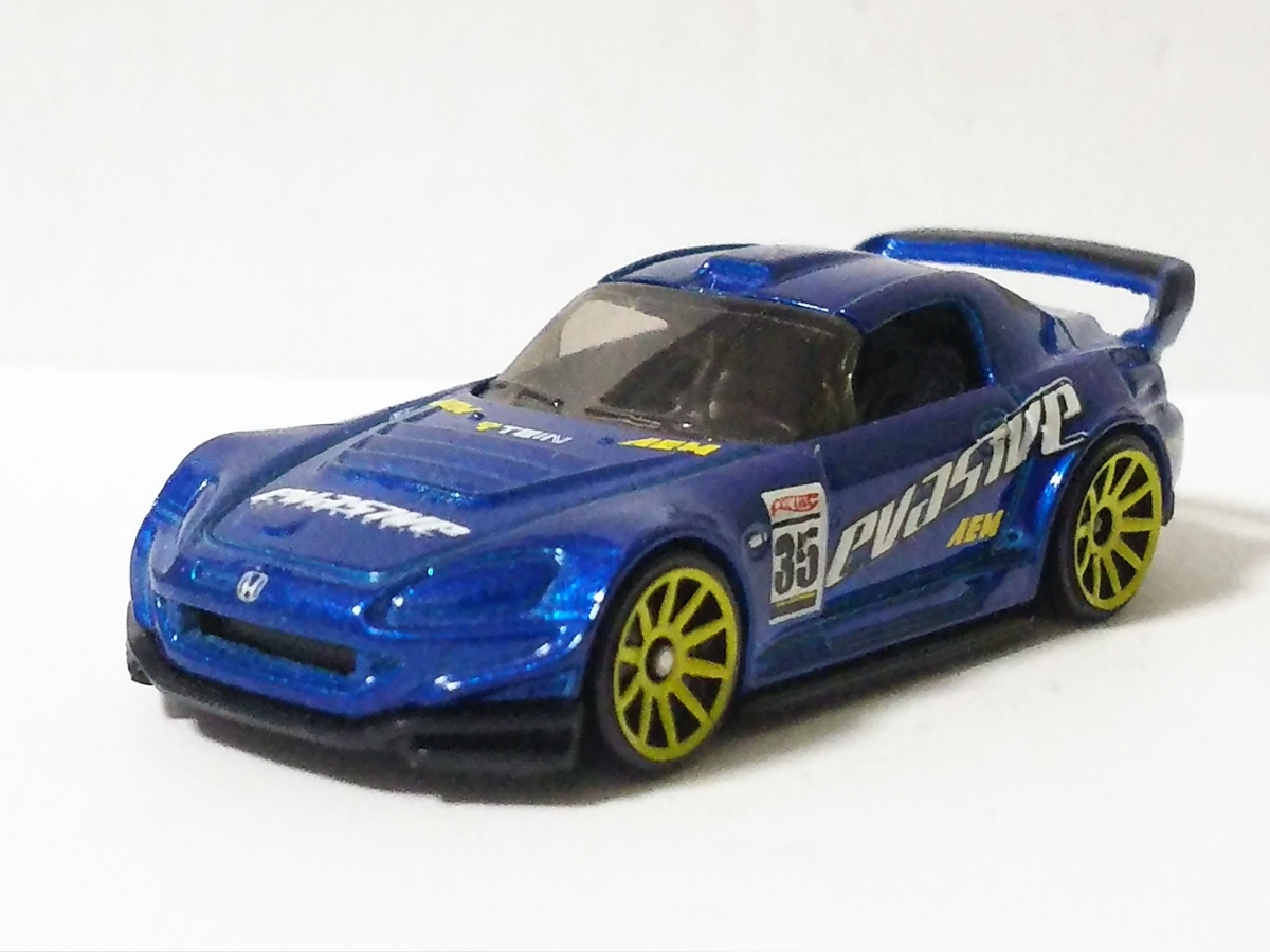 #ホットウィール/ホンダ S2000/青/テイン/Hotwheels/Honda S2K/Blue/AEM/TEIN/EVASIVE ...