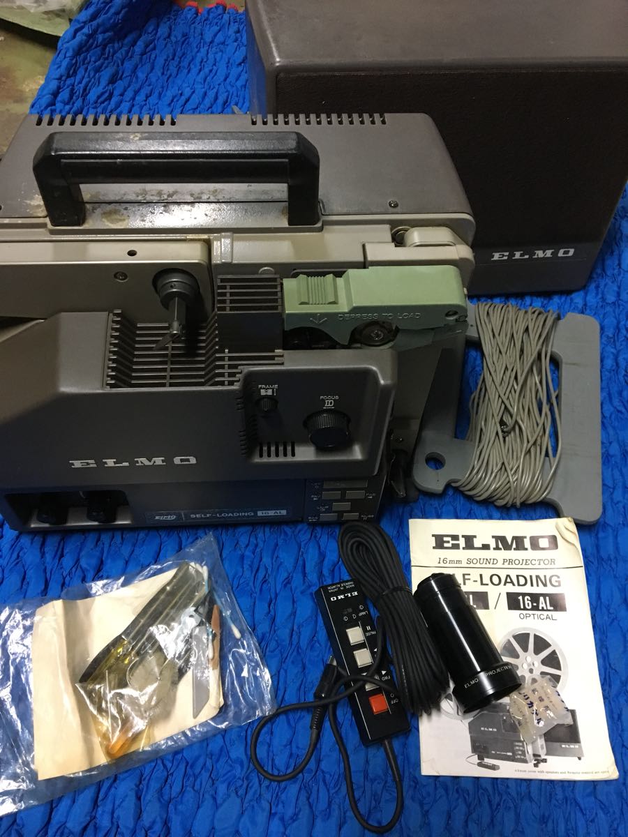 ELMO 16mm SOUND PROJECTOR SELF-LOADING 16-AL 映写機 ジャンク(8ミリ)｜売買されたオークション ...
