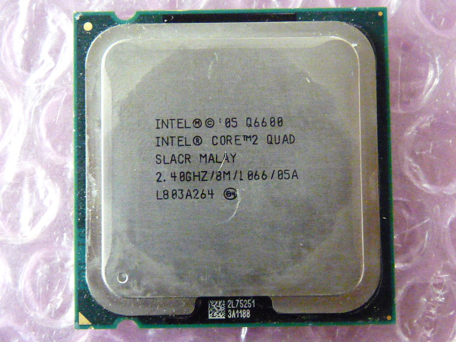 Core2Quad Q6600 Kentsfield 2.4GHz SLACR LGA775 H2823(Core2)｜売買されたオークション情報、yahooの商品情報をアーカイブ公開 ...