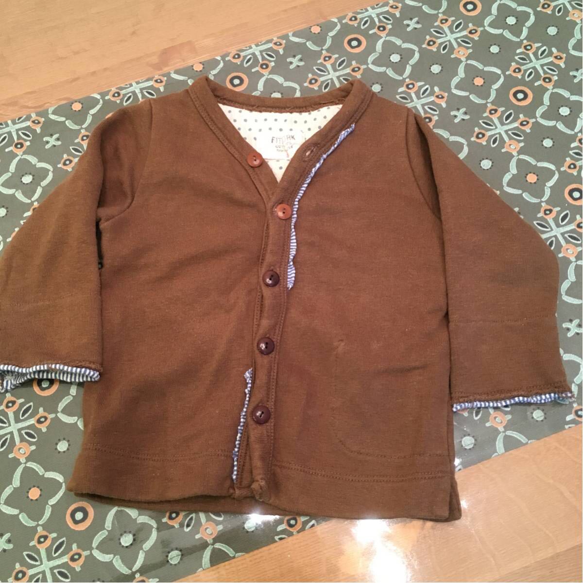 FITH フィス カーディガン 100 110cm(100（95～104cm）)｜売買されたオークション情報、yahooの商品情報をアーカイブ公開 - オークファン（aucfan.com）