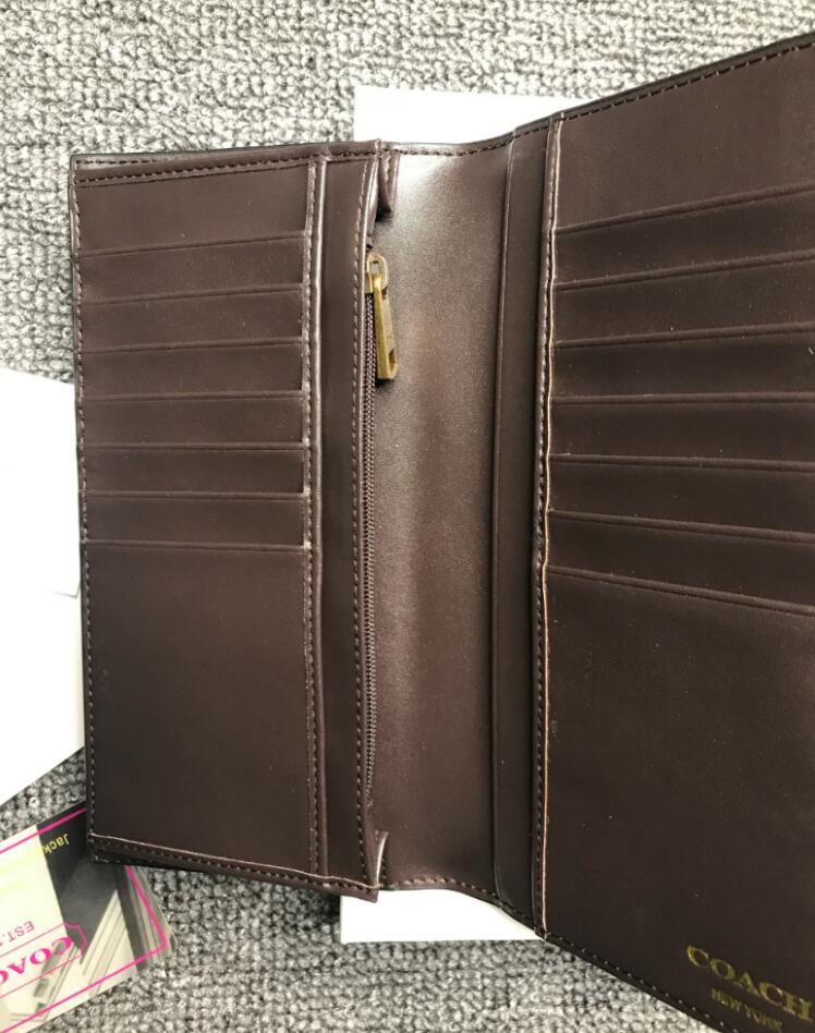 コーチ COACH 二つ折り長財布 74599 マホガニー×ブラウン メンズ アウトレット(男性用財布)｜売買されたオークション情報 ...