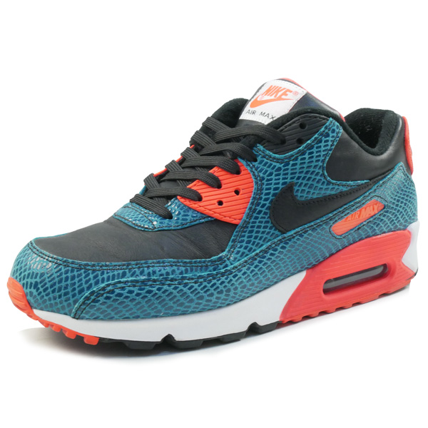NIKE ナイキ AIR MAX 90 ANNIVERSARY LIZARD 725235-300 スニーカー ターコイズ Size 27 ...