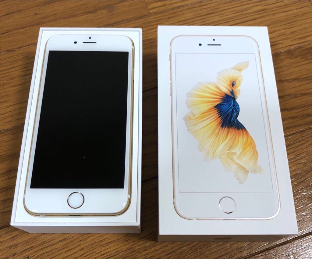ドコモ iPhone 6s 64GB ゴールド MKQQ2J/A SIMフリー済 判定 model A1688(アップル)｜売買された ...