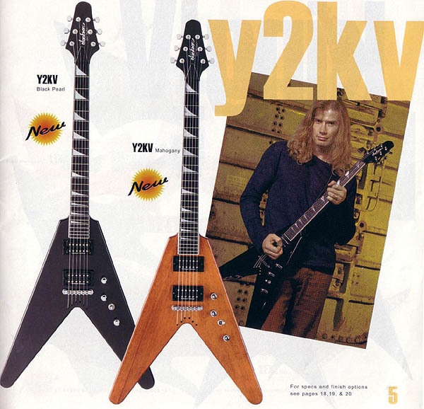 JACKSON USA Y2KV MAHOGANY マホガニー DAVE MUSTAINE SIGNATURE MEGADETH メガデス ...