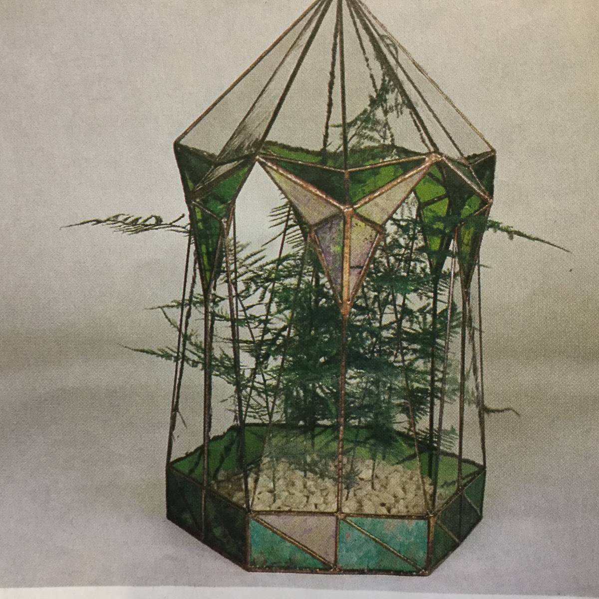 ARTBOOK_OUTLET W3-030 ステンドグラス 図案集 ドイツ TOPP ティファニーテクニック GEWACHS HAUSCHEN3 STAINED GLASS PATTERN ...