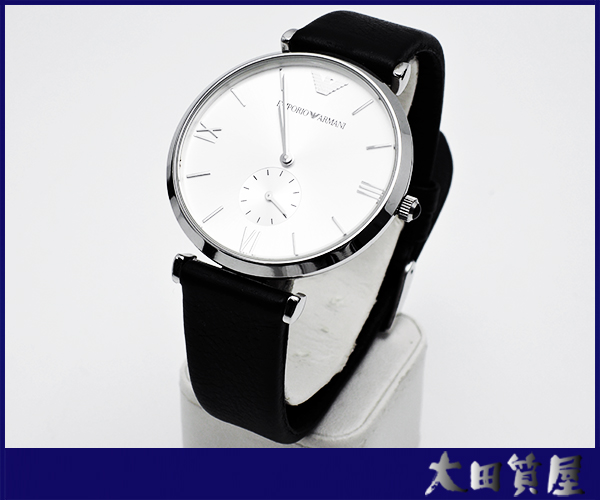 質屋出品 EMPORIO ARMANI エンポリオ アルマーニ AR1674 クォーツ レザーベルト 1円(アルマーニ)｜売買された ...