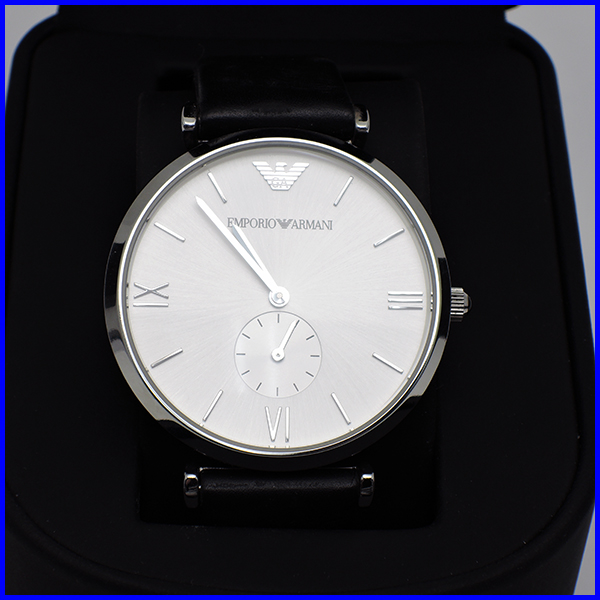 質屋出品 EMPORIO ARMANI エンポリオ アルマーニ AR1674 クォーツ レザーベルト 1円(アルマーニ)｜売買された ...