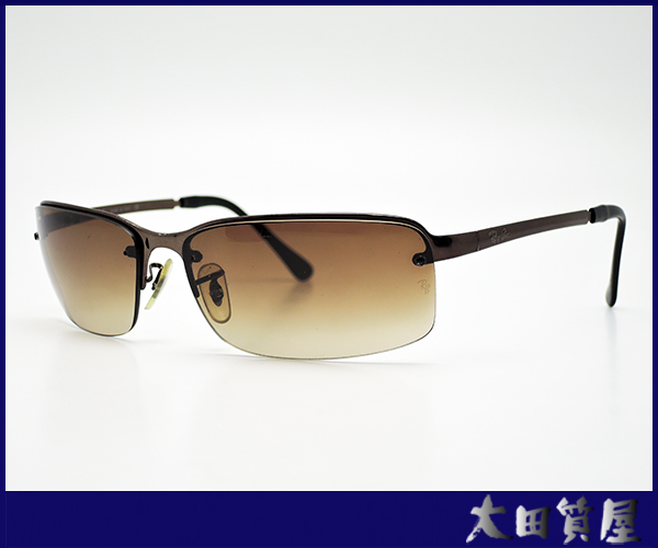 質屋出品 Ray-Ban レイバン サングラス RB 3217 014/13 ブラック×ブロンズ ブラウン グラデーション 1円(サングラス ...