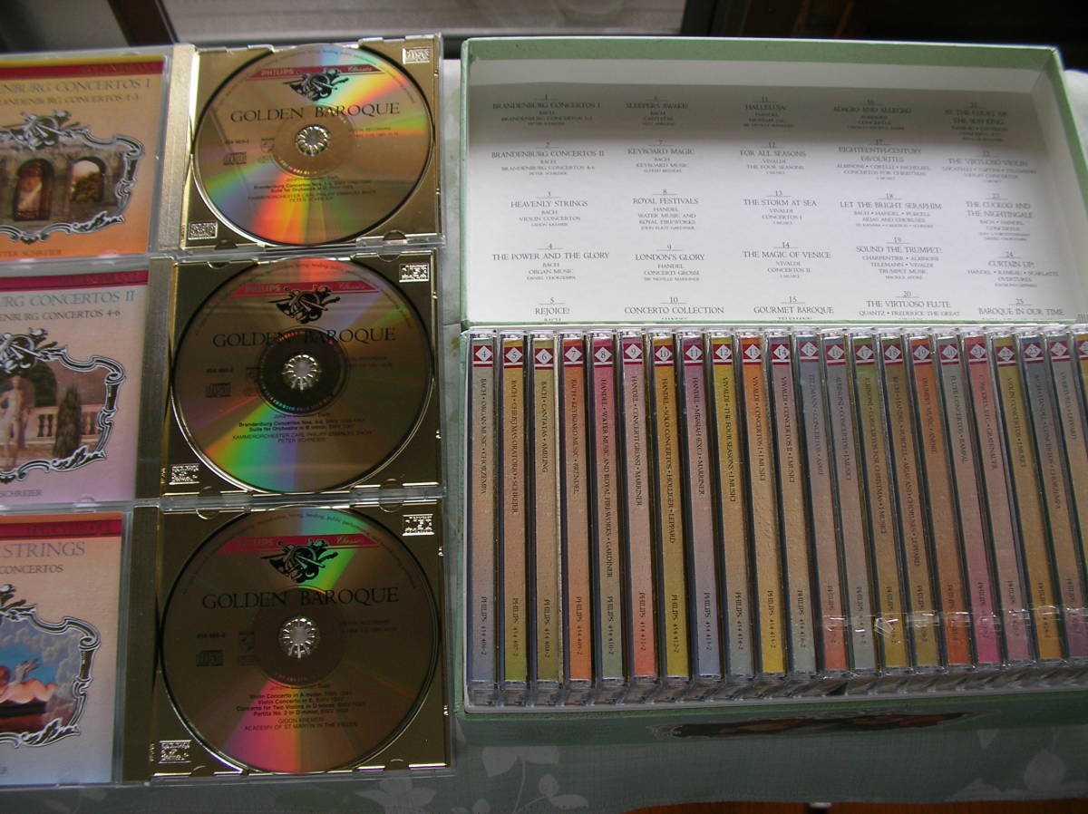 独盤PHILIPS GOLDEN BAROQUE ゴールデンバロック ゴールドCD 全25cdセット イ ムジチ合奏団 アイオナ ブラウン ミカラ ペトリ他(その他)｜売買されたオークション ...