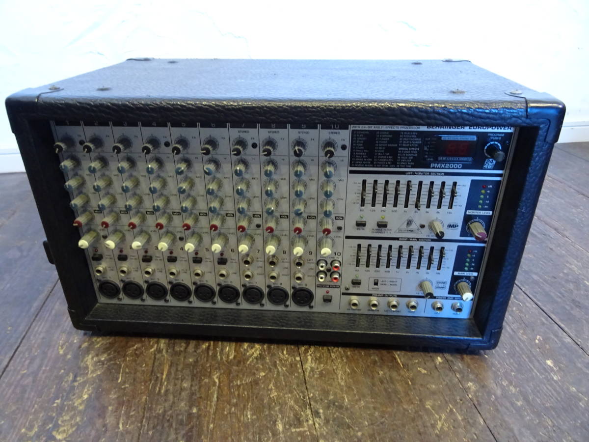 TE2114 BEHRINGER EUROPOWER PMX2000 10chパワーミキサー(ミキサー)｜売買されたオークション情報 ...