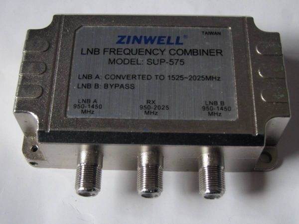 海外衛星放送受信用 混合器 ZINWELL LNB FREQUENCY COMBINER MODEL SUP-575(混合器)｜売買された ...