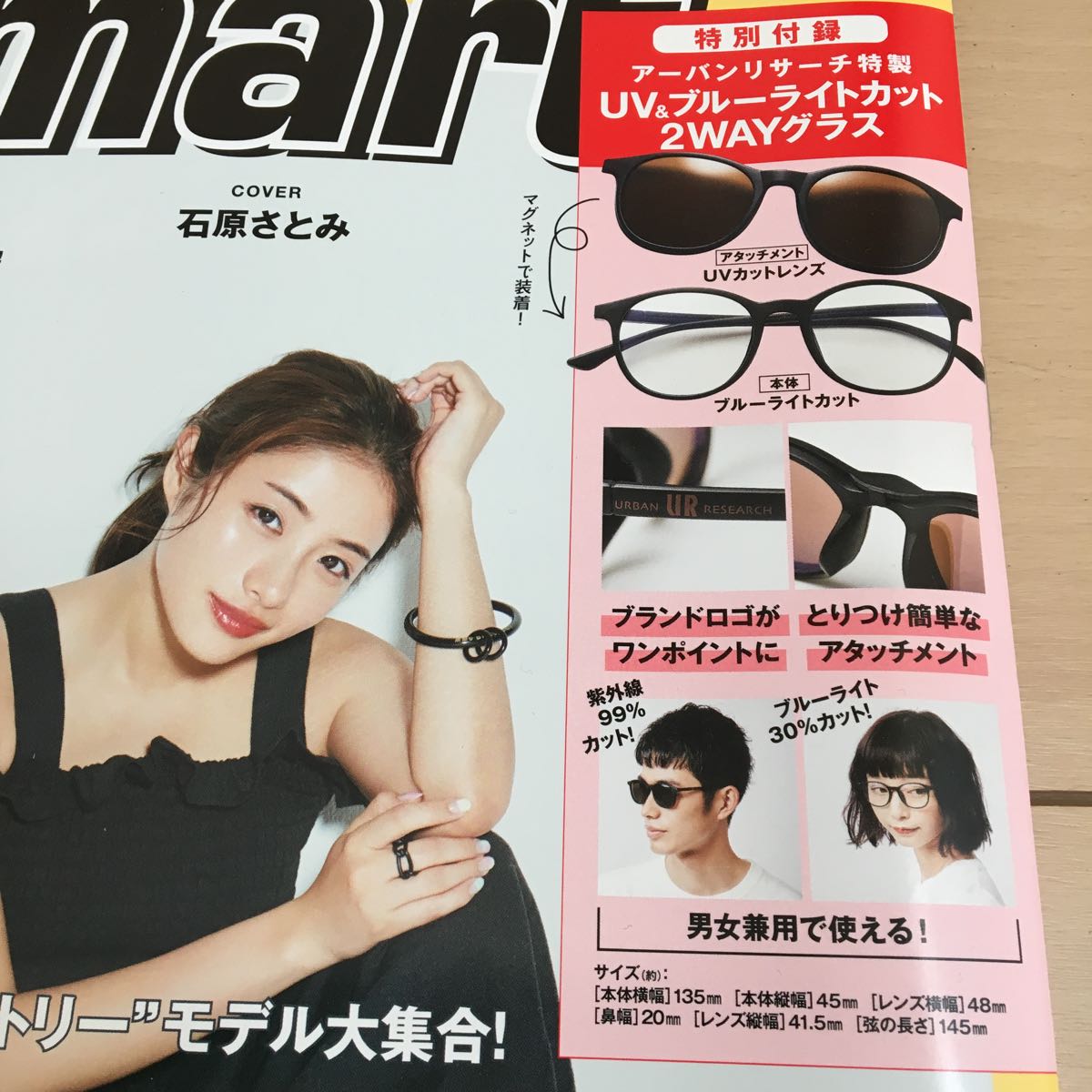 smart 8月号付録 アーバンリサーチ特製 2WAYグラス(男性)｜売買されたオークション情報、yahooの商品情報をアーカイブ公開 - オークファン（aucfan.com）